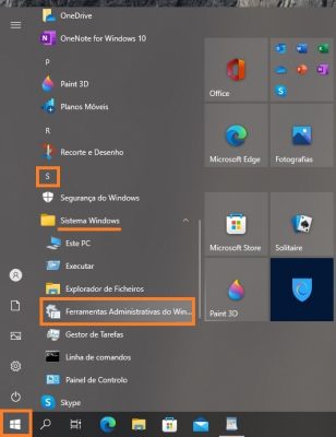Como abrir Ferramentas Administrativas no Windows 10 - WinNotas.com.br