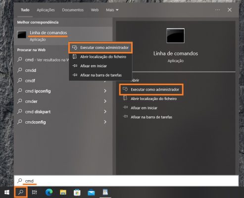 Como executar a linha de comandos no windows 10 - WinNotas.com.br