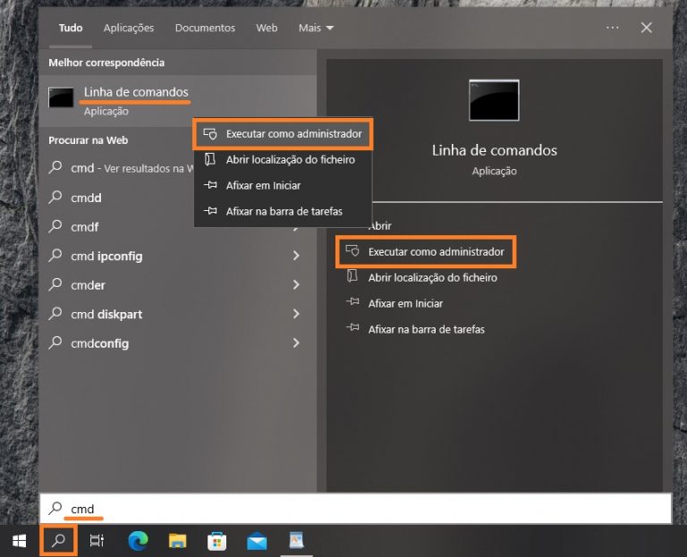 Como executar a linha de comandos no windows 10 - WinNotas.com.br