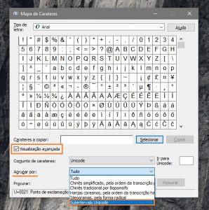 Como abrir e usar a Mapa de Caracteres do Windows (charmap.exe ...