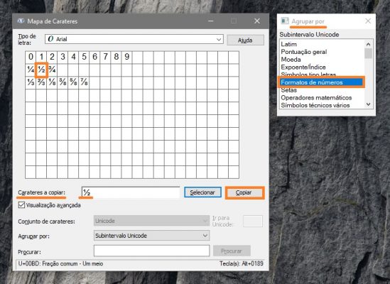 Como abrir e usar a Mapa de Caracteres do Windows (charmap.exe ...