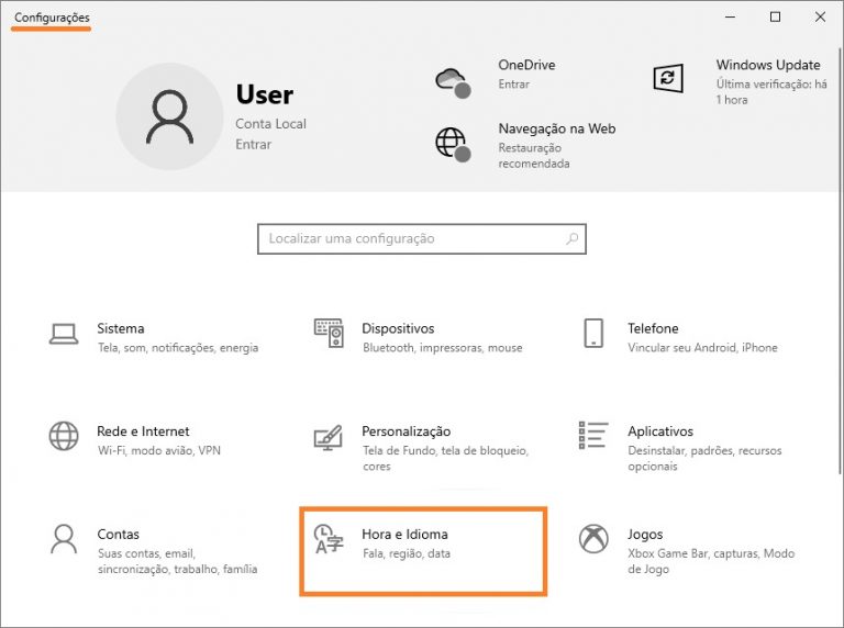 Como alterar a data e hora no Windows 10 - WinNotas.com.br