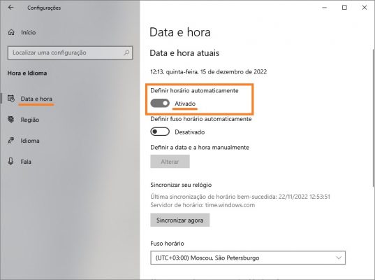 Como alterar a data e hora no Windows 10 - WinNotas.com.br