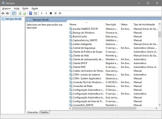 Como abrir serviços no Windows 10 - WinNotas.com.br