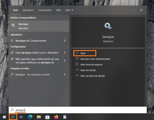 Como abrir serviços no Windows 10 - WinNotas.com.br