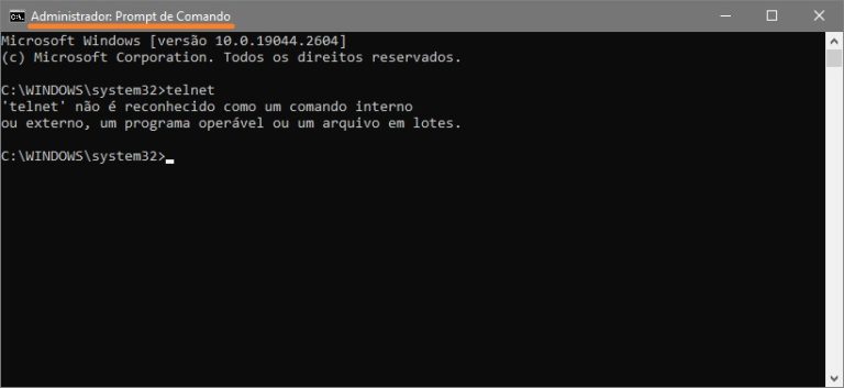 Como ativar Telnet no Windows 10 - WinNotas.com.br