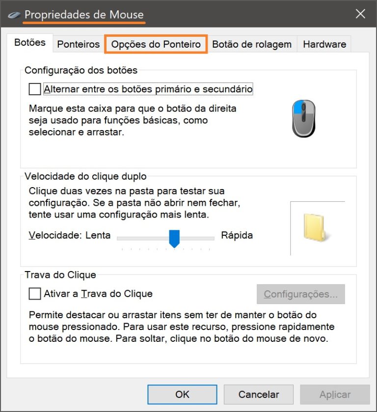 Como ocultar o cursor do mouse durante a digitação - WinNotas.com.br
