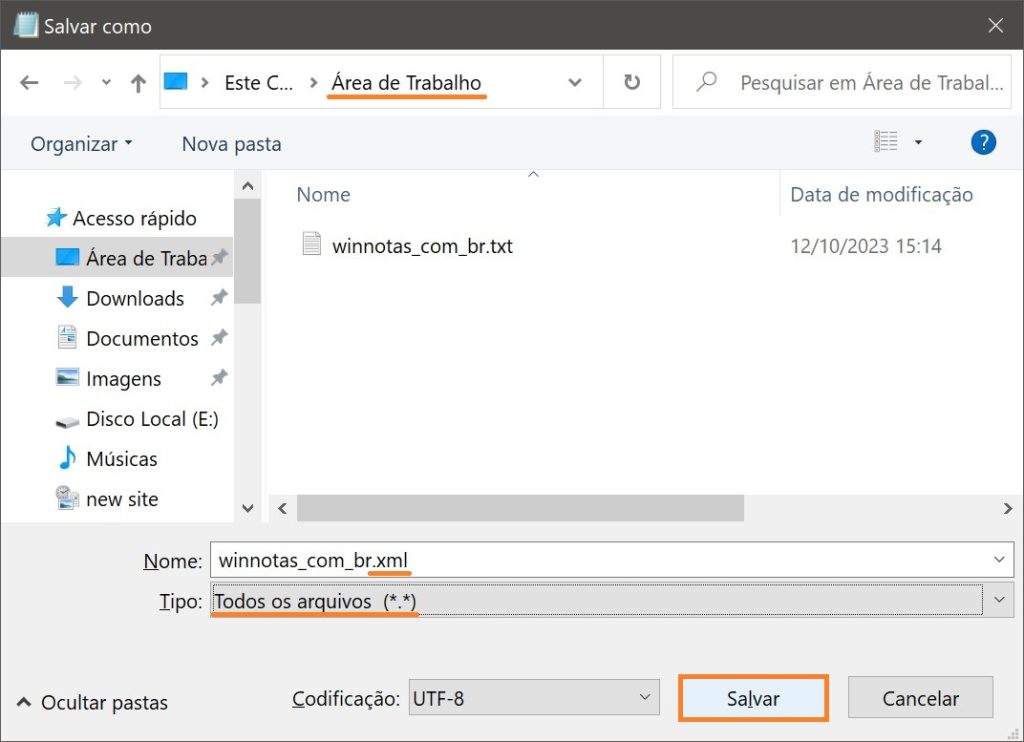 Como abrir/criar um arquivo XML no Windows 10 - WinNotas.com.br