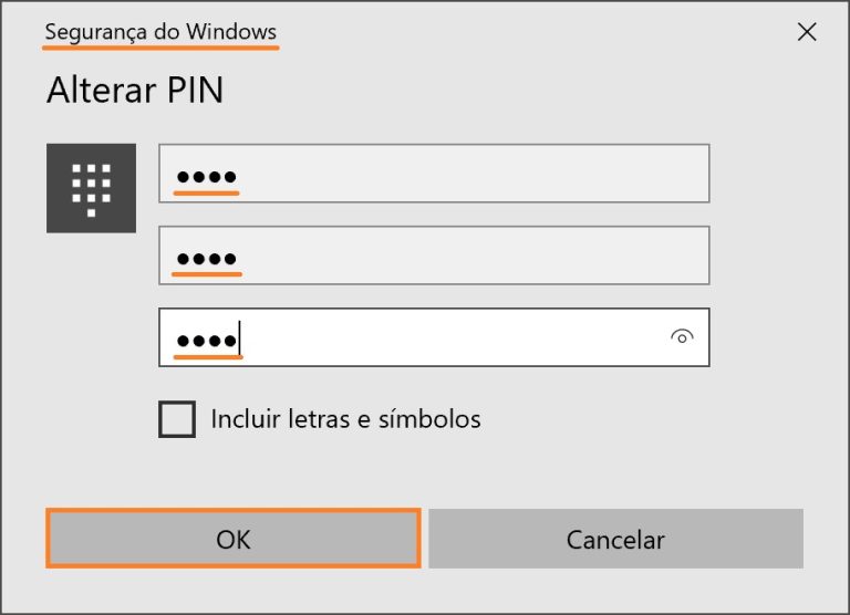 Como definir/alterar o PIN na conta do Windows 10 - WinNotas.com.br