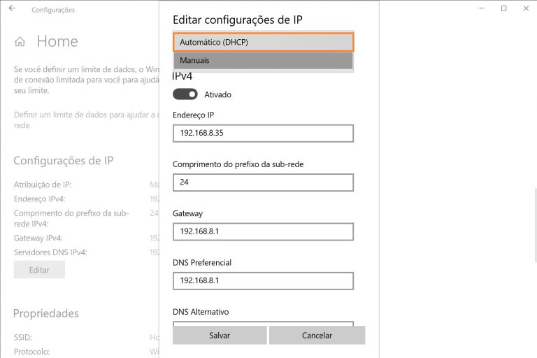 Como configurar IP automático no Windows - WinNotas.com.br