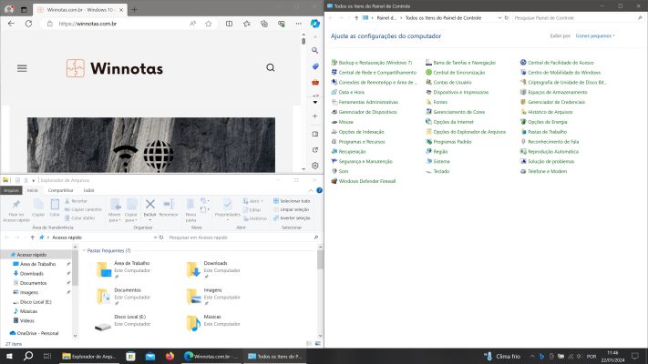 Como usar Snap Assist no Windows 10 - WinNotas.com.br