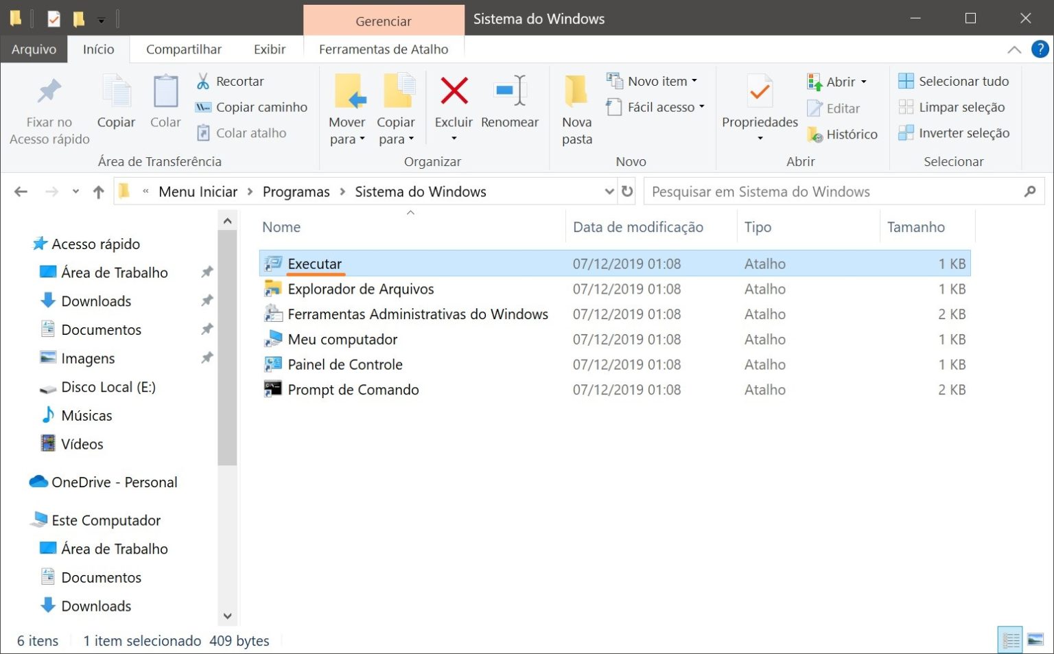 Como abrir a janela Executar no Windows - WinNotas.com.br
