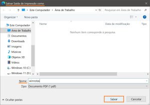 Como salvar página de internet em PDF - Microsoft Edge - WinNotas.com.br