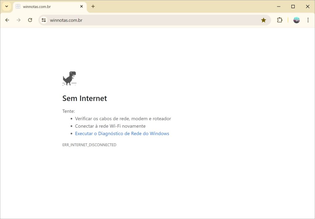 Como jogar Dinosaur no Google Chrome sem desconectar sua conexão com a ...