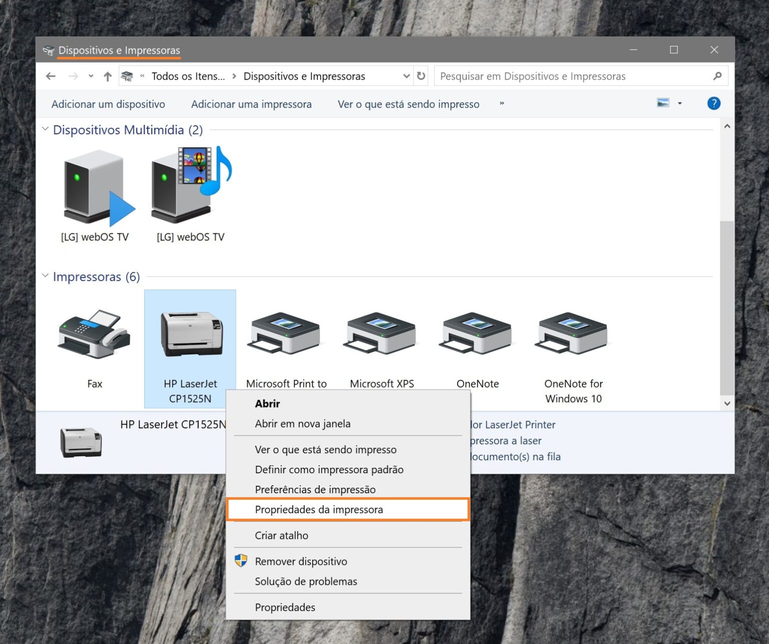 Como ver todas as impressoras instaladas no Windows 10 - WinNotas.com.br